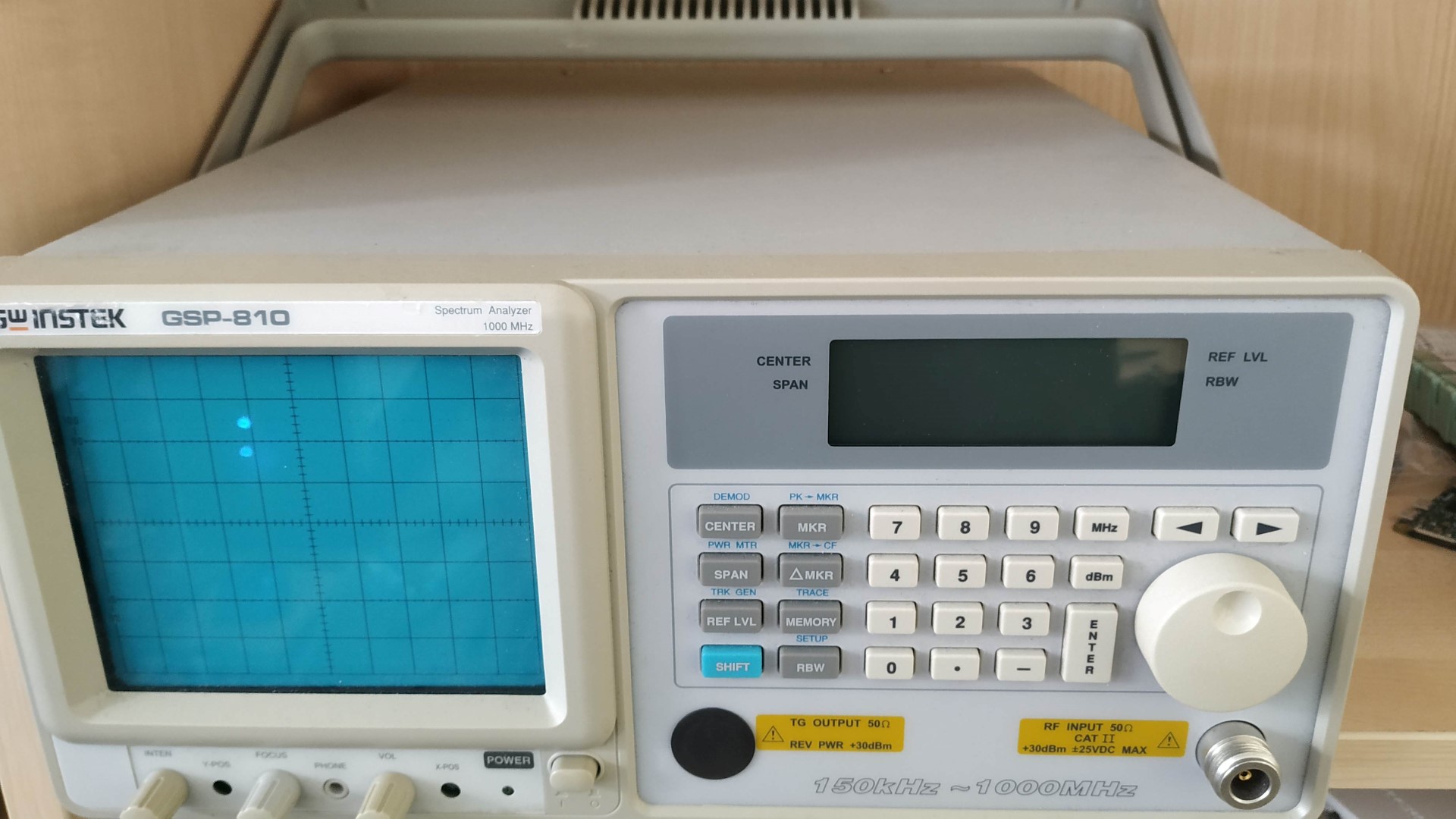 GSP 810 spectrum analyzer – Elektronikas un datorzinātņu institūts